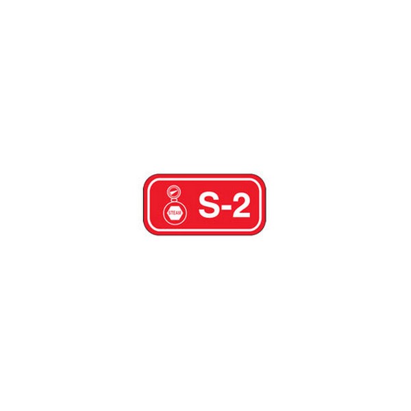 ShopIBT | Energy Source Tag, Rectangular, Legend: S-2, White on Red ...